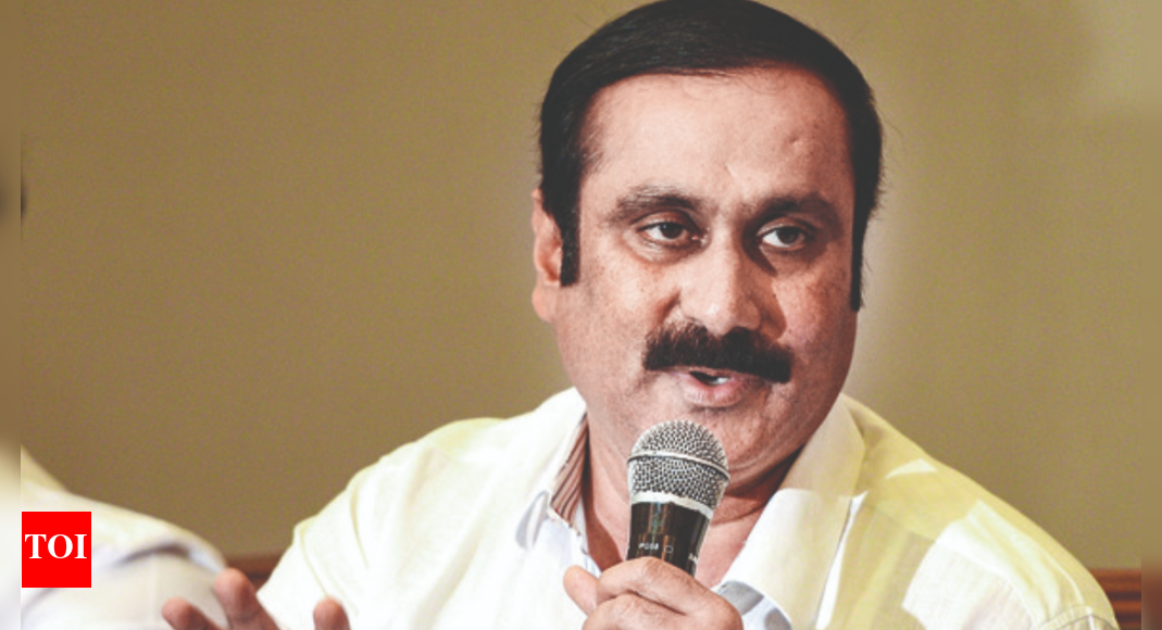 Pmk: ‘pmk Governing Tn Will Benefit People’ | Chennai News - Times of India