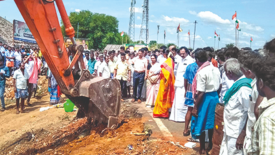 Work On Vehicular Underpass On Trichy-madurai Nh Begins | Trichy News ...