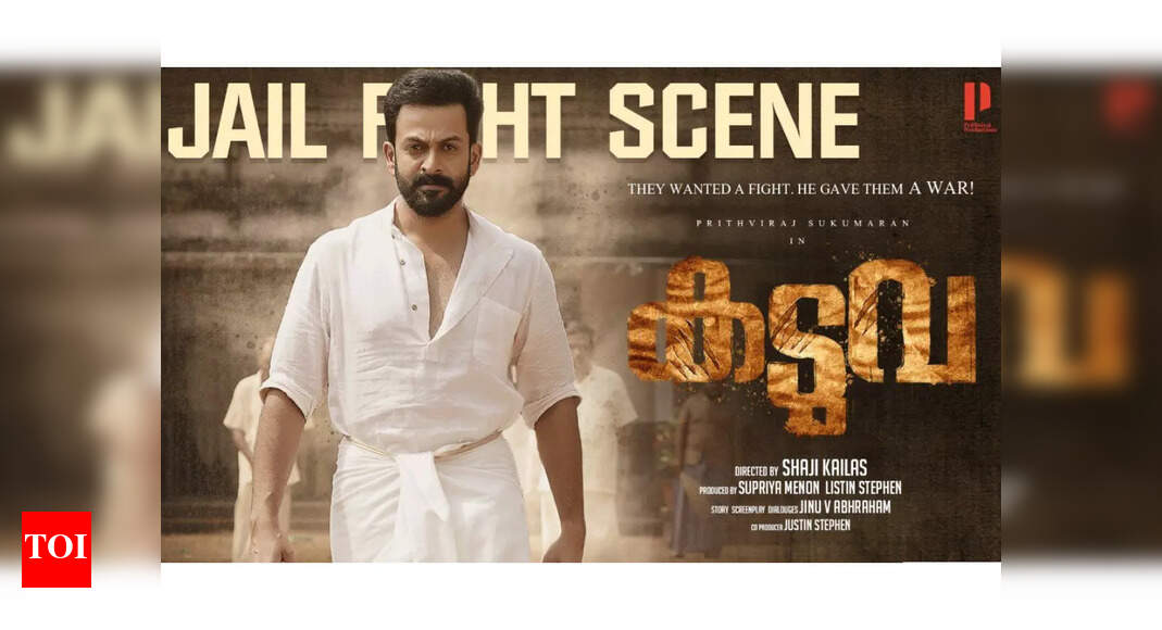 Prithviraj Sukumaran shares a glimpse of a fight sequence from ‘Kaduva ...