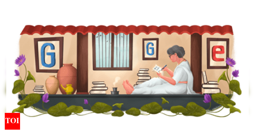 Balamani Amma: Google Doodle honours Malayalam poet Balamani Amma’s ...