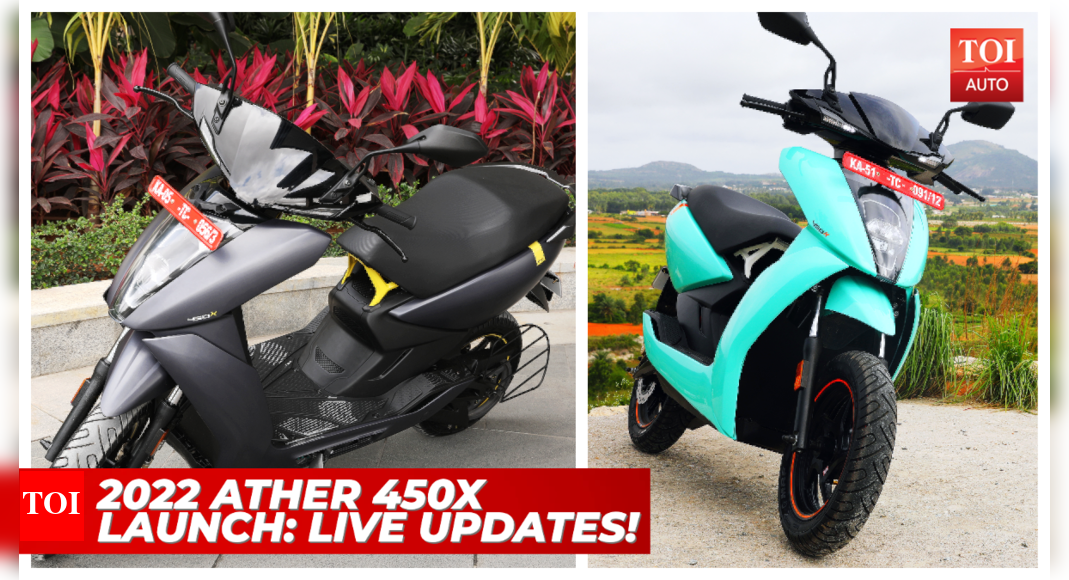 Ather 450X Electric Scooter 2022 Launch Live Updates: Price, Bigger ...