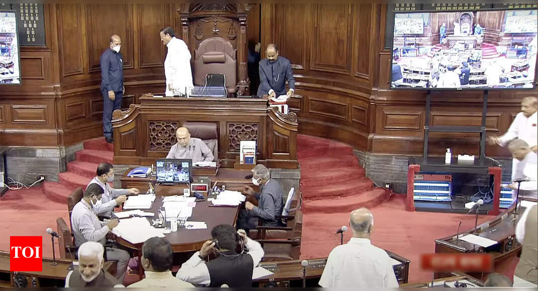 Rajya Sabha Proceedings Adjourned For The Day Amidst Opposition Uproar