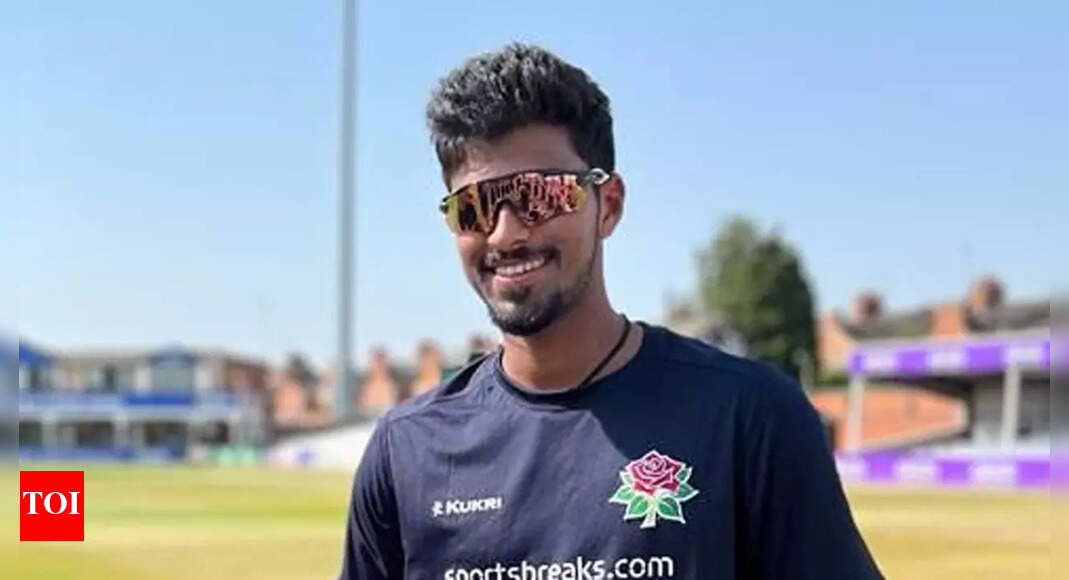 I remember choosing Lancashire on Playstation: Washington Sundar ...