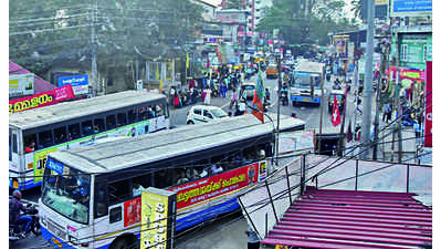 Sreekaryam: Demolition Of Buildings For Sreekaryam Flyover Begins ...