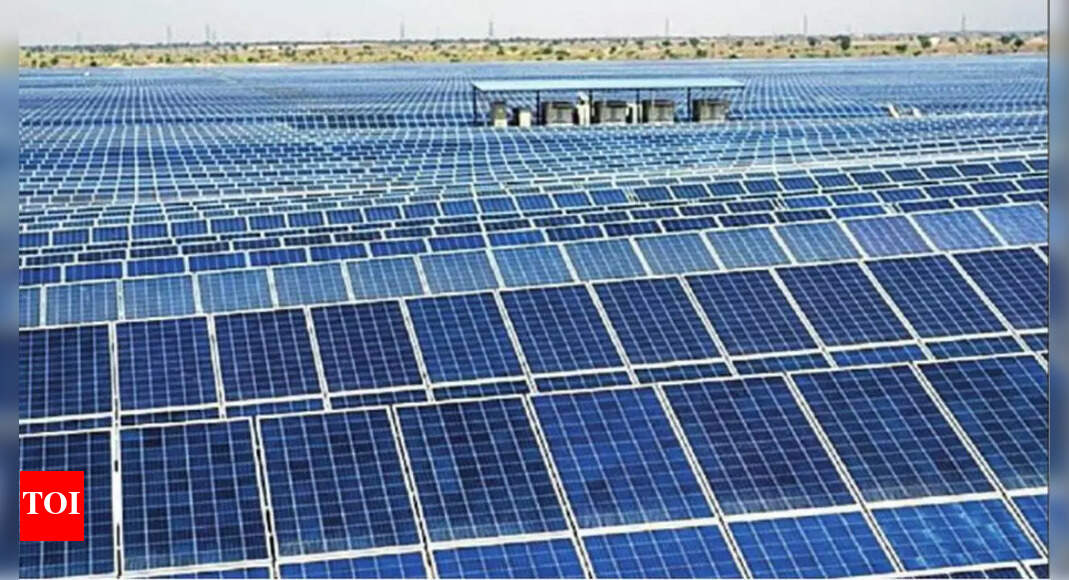 Desert village delivers solar harvest - Times of India