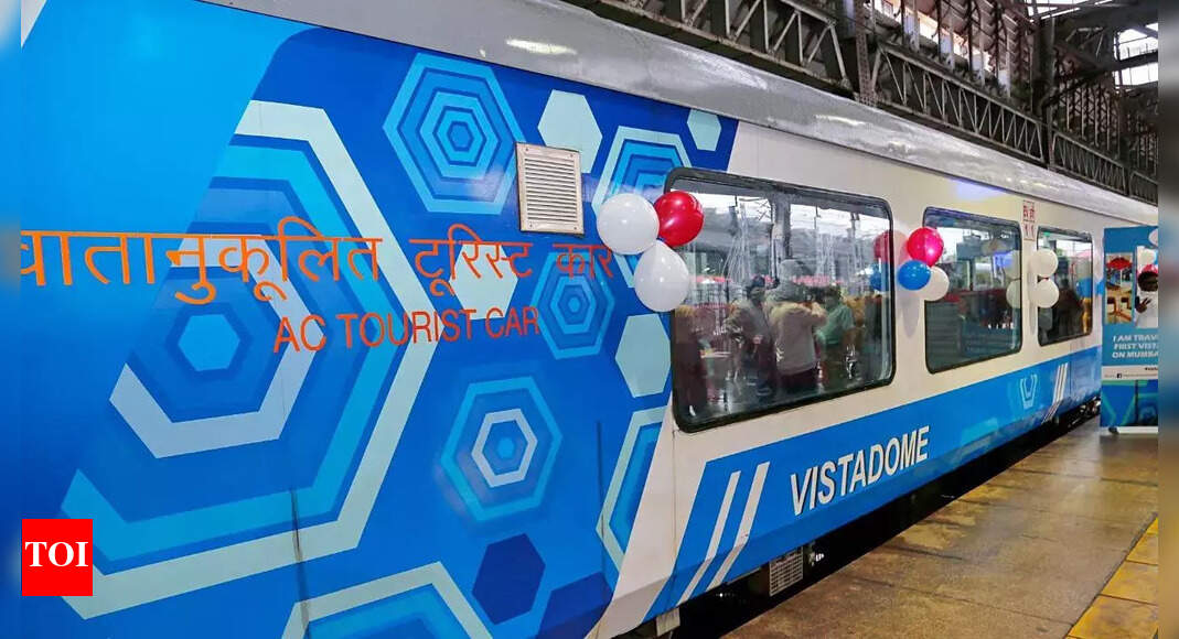 Pragati Express: New Vistadome Coach As Pragati Express Restarts ...