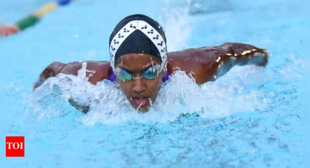 Swimmer Nina: Nina Creates New Record In 50m Butterfly | Bhubaneswar ...