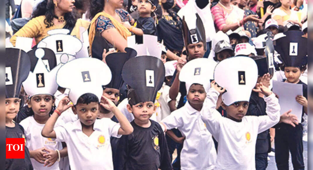 Madurai: Av Bridge Sports Chess-themed Walls To Welcome Olympiad Torch ...