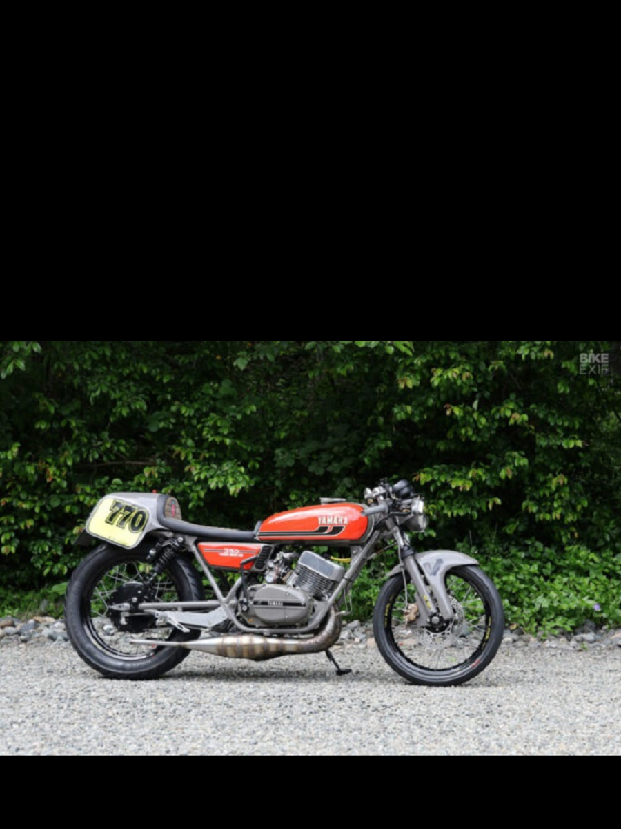 In images: Mean-looking Yamaha RD 350 racer built by a land speed ...