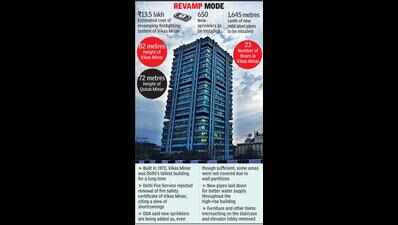 Delhi: Vikas Minar in firefight to regain safety licence | Delhi News ...