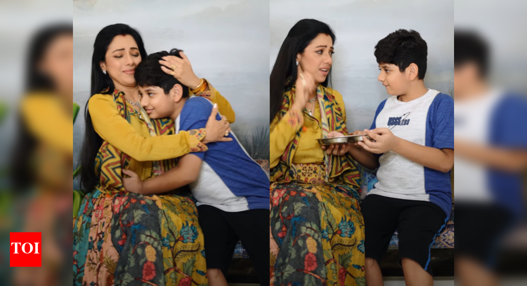 Anupamaa actress Rupali Ganguly shares an adorable video of son ...