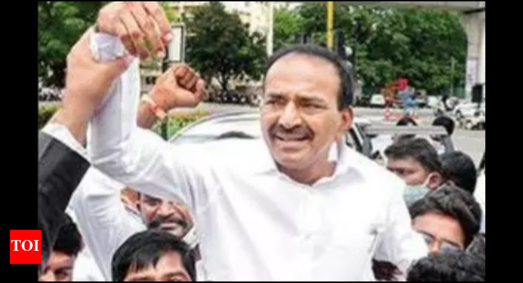 Telangana Rashtra Samithi: BJP MLA Eatala Rajender dares chief minister K Chandrasekhar Rao to ...