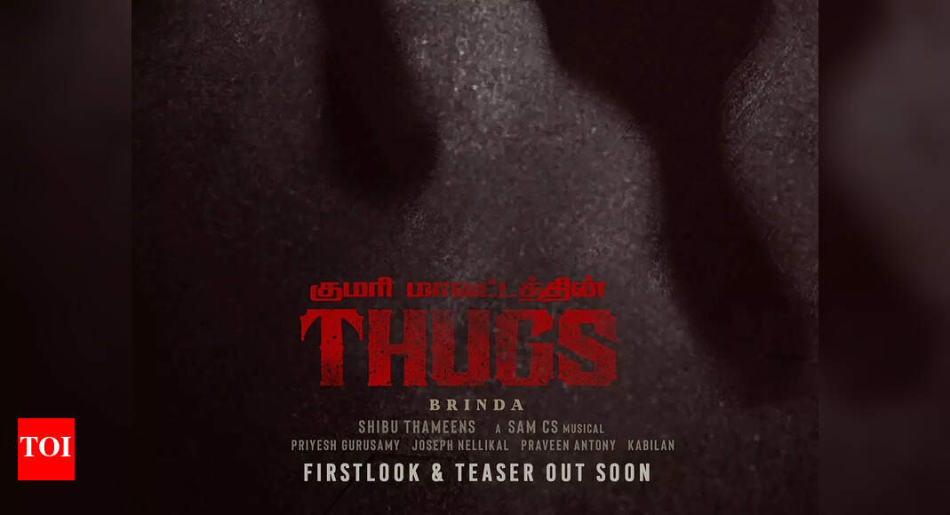 The shoot of Brinda Gopal's second directorial 'Thugs' gets complete ...