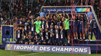 Neymar, Lionel Messi secure Champions Trophy for PSG on Christophe ...