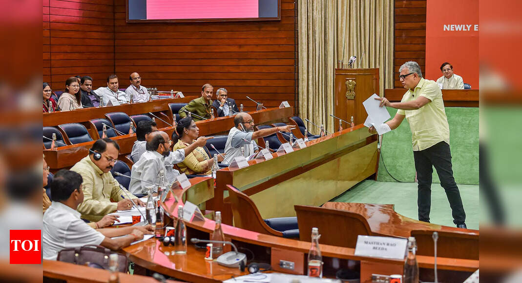 Rajya Sabha: Less than 20 of 60 new Rajya Sabha MPs attend key event ...