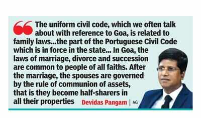 Parliamentary panel visits Goa, reviews its uniform civil code | Goa ...