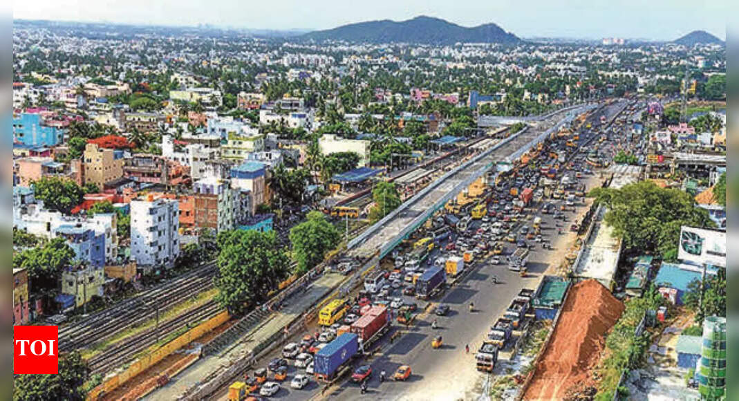 Work On Perungalathur Flyover 2nd Arm Halted | Chennai News - Times of ...