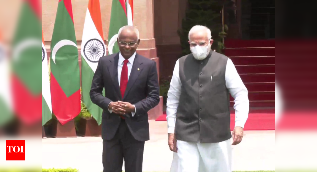 Maldives president Ibrahim Mohamed Solih meets PM Modi in New Delhi ...