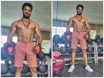 Khesari Lal Yadav shows his chiselled abs as he sweats it out in the ...
