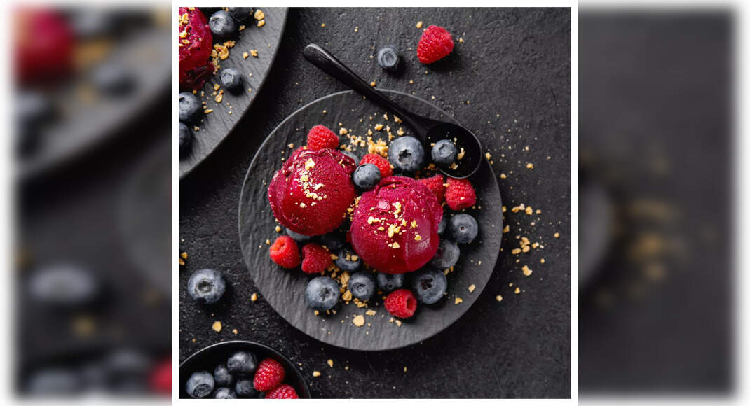 Berry Ice Cream Recipe: How to make Berry Ice Cream Recipe at home ...