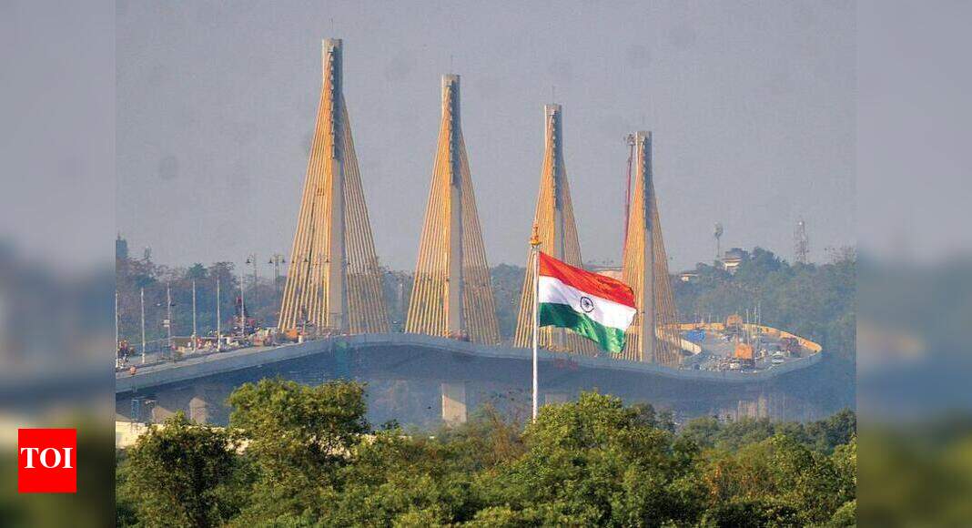Tricolour brought down after Atal Setu lights stolen | Goa News - Times ...
