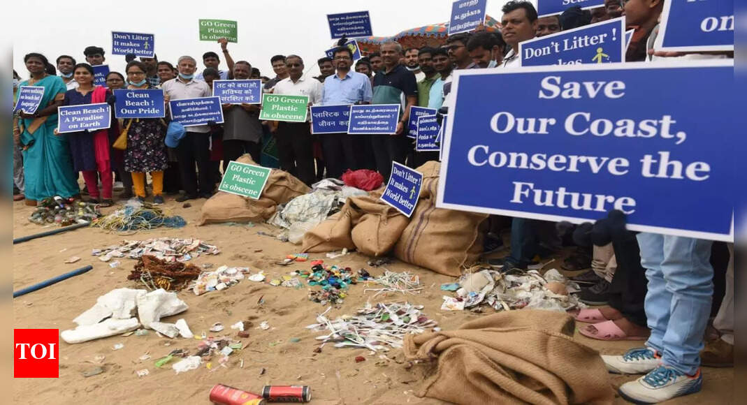 Chennai beaches declared no-plastic zones | Chennai News - Times of India
