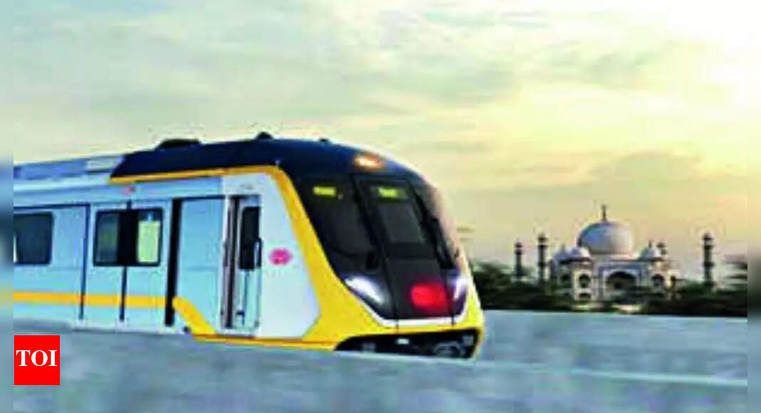 Agra: Cm Yogi Virtually Unveils First Look Of Agra Metro | Agra News ...