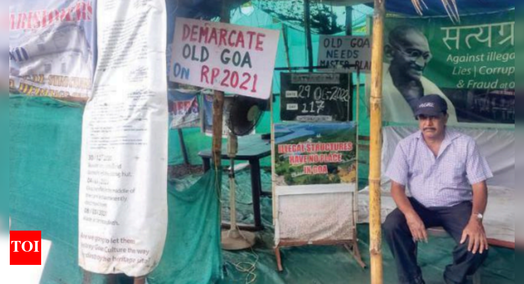 Protest at Old Goa temporarily suspended till weather improves | Goa ...