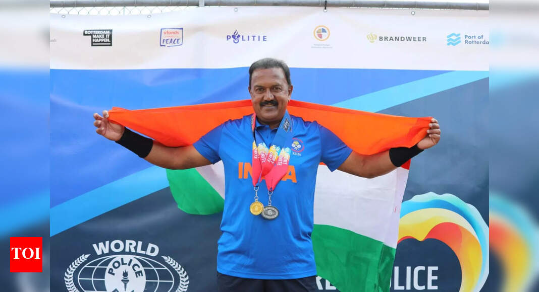 Bengaluru cop BNS Reddy wins gold at World Police and Fire Games ...