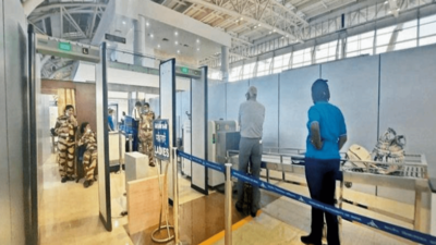 More space for frisking at Chennai airport | Chennai News - Times of India