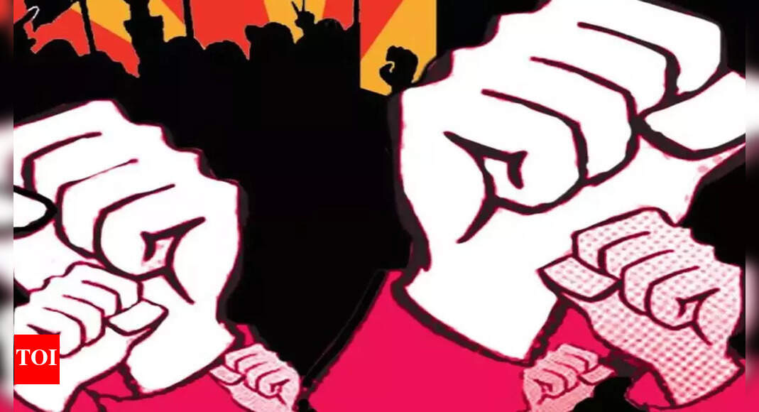 National Students' Union of India stages protest against private ...