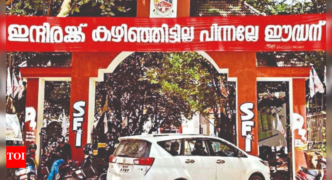 Sfi: Sfi Puts Up Banner Against Eden’s Demand To Ban Outfit | Kochi ...