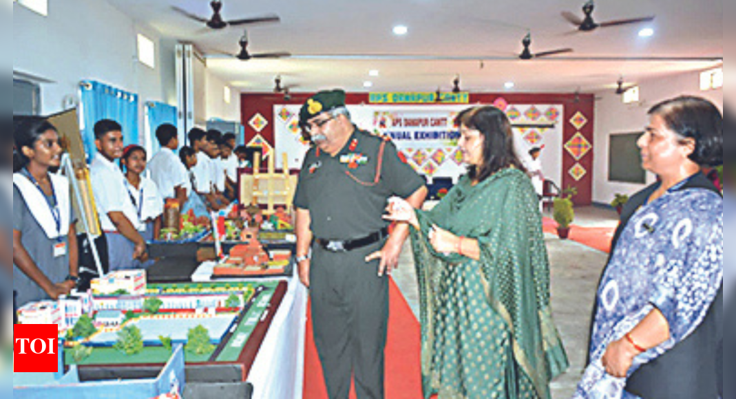 Army: Army School Students Showcase Their Talent At Annual Exhibition ...