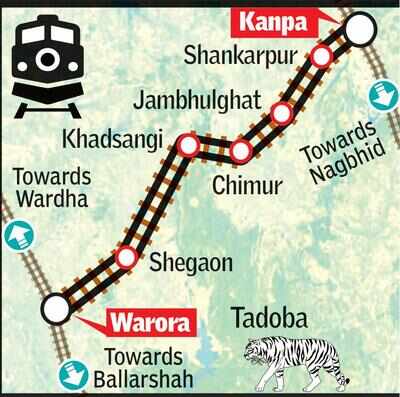 State ayes new BG rail line between Kanpa-Warora | Nagpur News - Times ...