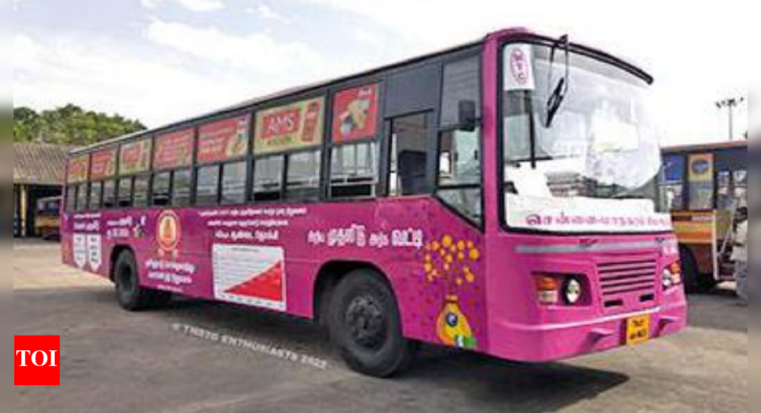Chennai: Pink Metropolitan Transport Corporation buses get a makeover ...