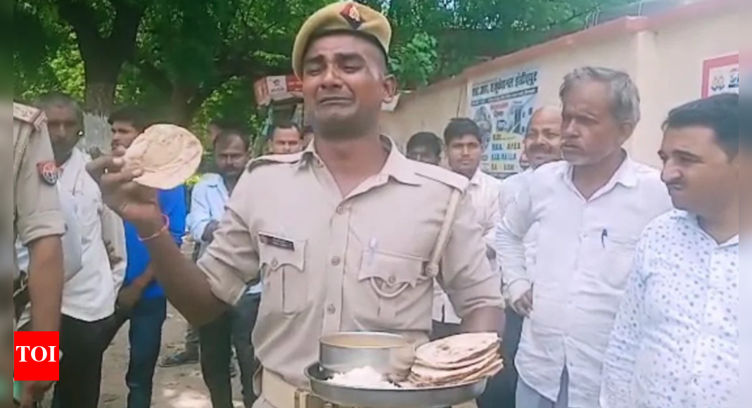 'Even dogs won't eat this': UP cop protests 'bad' food | Agra News ...