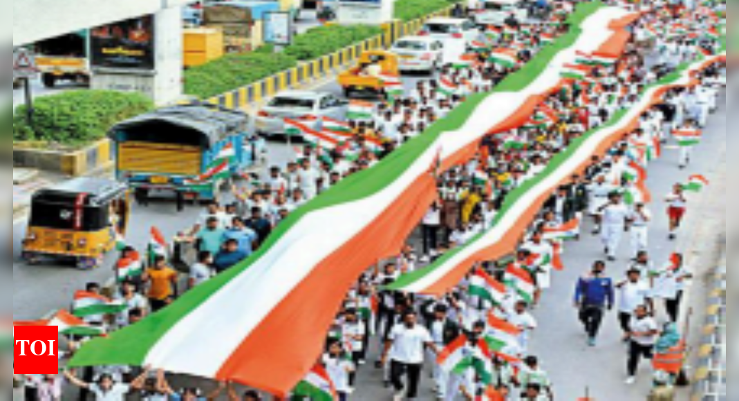 Freedom Run: 'Freedom Run' held across Telangana | Hyderabad News ...