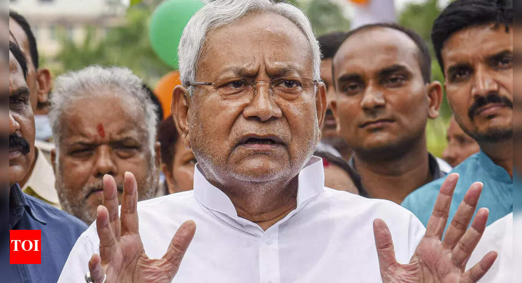 Nitish Kumar: Nitish Kumar denies prime ministerial ambitions, says working for opposition unity ...