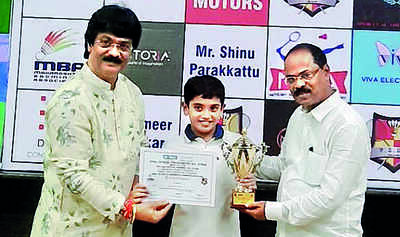 Aditya: Shuttler Aditya Wins 2nd Successive State Title | - Times of India