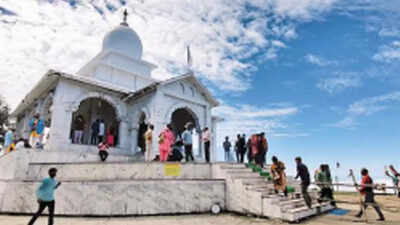 Devotees throng Mussoorie's Bhadraj Temple for annual fair | Dehradun ...