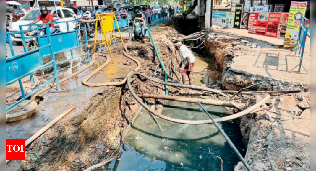 Sewage cesspools galore in Chennai’s new storm water drains | Chennai ...