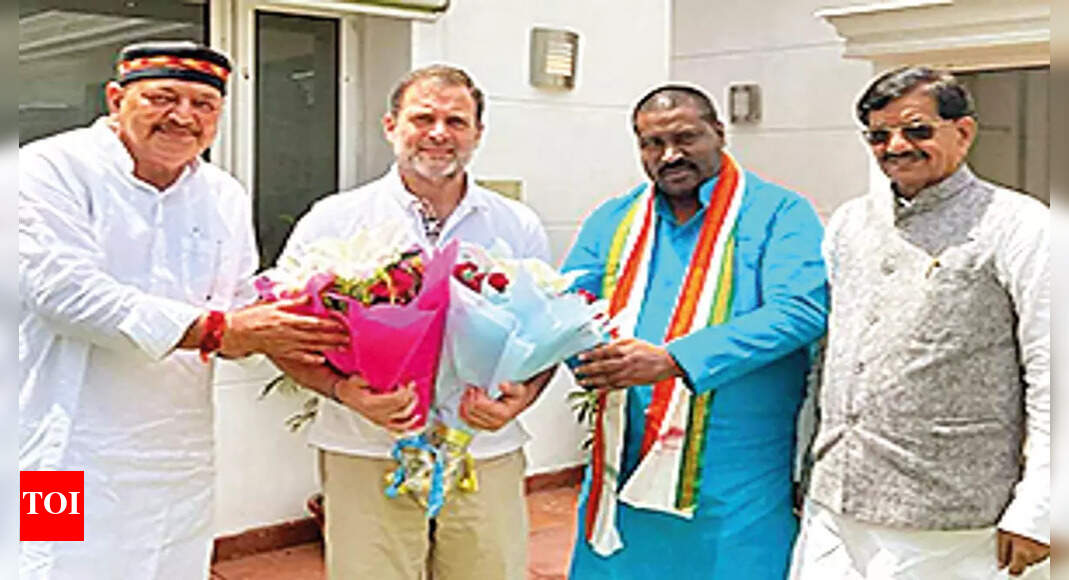 Congress: Three Congress Netas From State Meet Rahul | Patna News ...