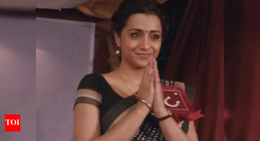 Is Trisha planning to join politics? | Tamil Movie News - Times of India