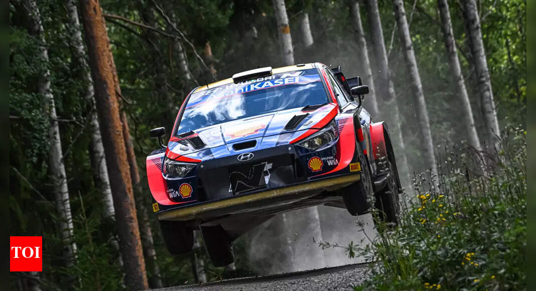 In-form Ott Tanak wins Rally of Belgium | Racing News - Times of India