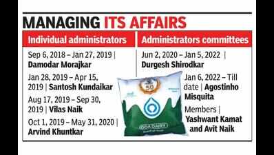 Goa Dairy: Reimburse losses incurred during tenure of govt-appointed ...