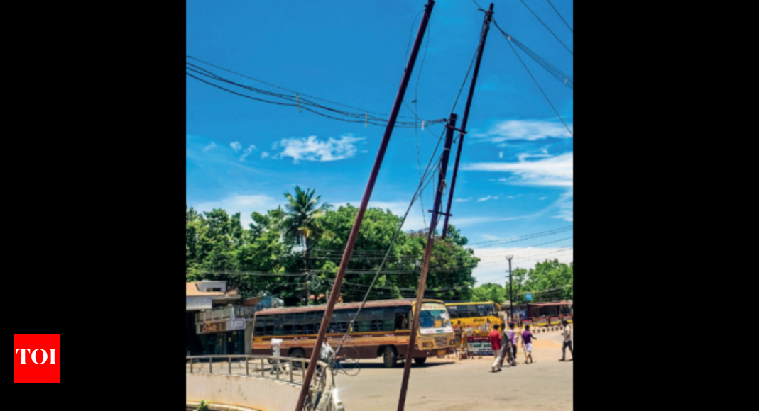 Trichy: Unsafe Poles In Trichy Pose Big Threat | Trichy News - Times of ...