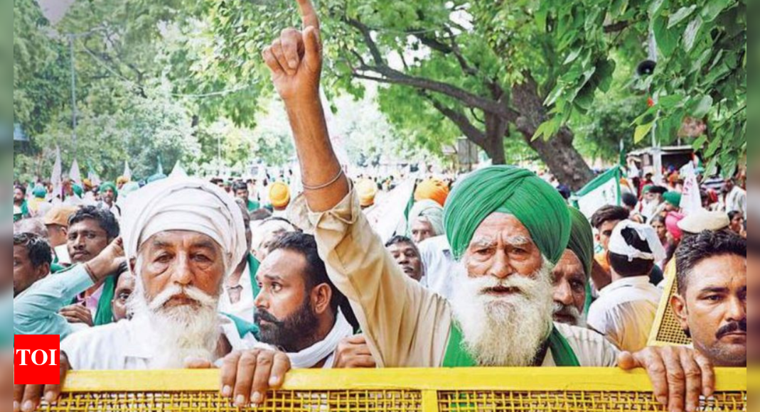 Delhi: Farmers protest against ‘unkept promises’ | Delhi News - Times ...