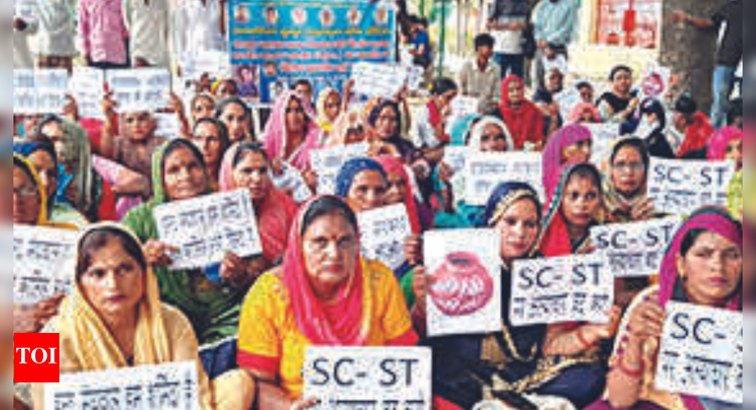 Meerut group stages sit-in against Rajasthan Dalit child beaten to ...