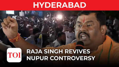 T Raja Singh: Telangana MLA held for remarks on Prophet, suspended by BJP | Hyderabad News ...