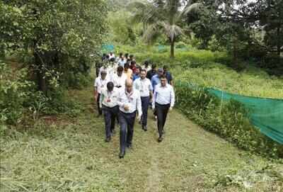 Goa CM Pramod Sawant conducts site inspection for agri college at Ela ...